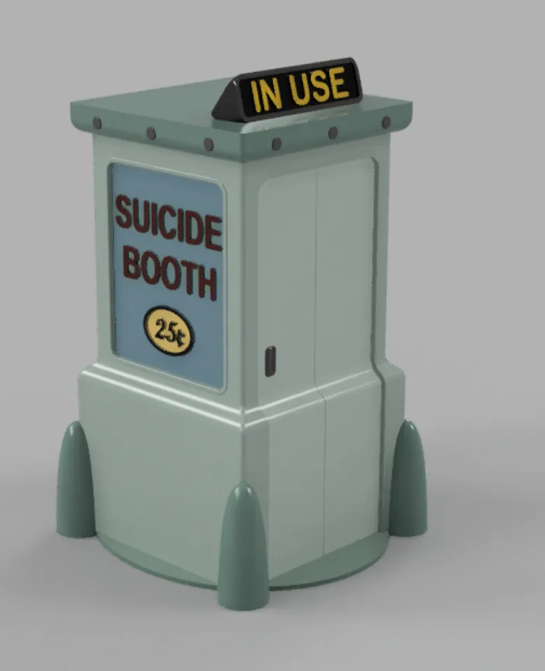 Futurama Suicide Booth by sideeffect001 | Download free STL model ...