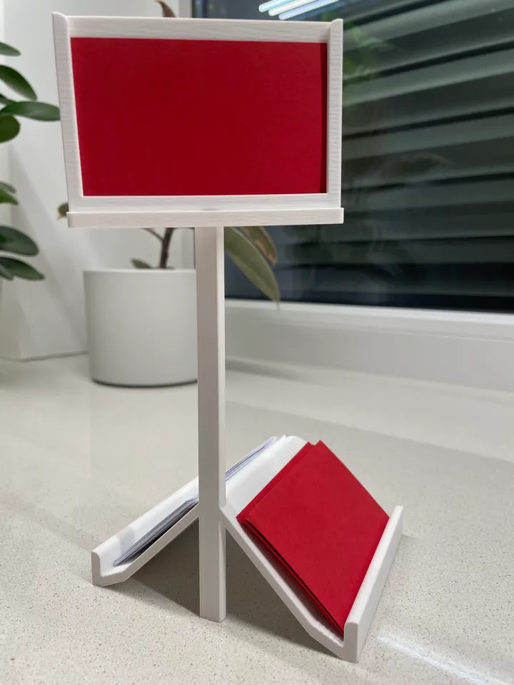 Business Card Billboard Holder by MOSTAR | Download free STL model ...