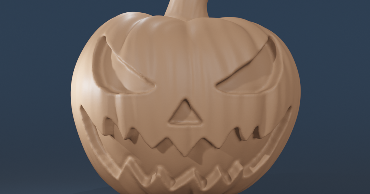 Evil Pumpkin by WindBlatt3D | Download free STL model | Printables.com