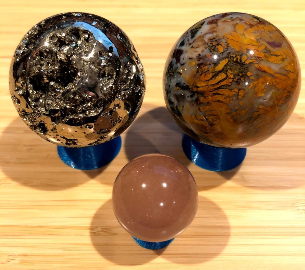 Sphere and Specimen Stands for Rocks and Minerals by OpenFabPDX ...