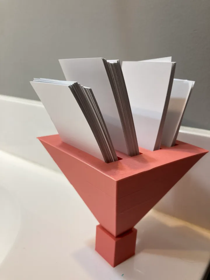 Inverted card pyramid by kellyj | Download free STL model | Printables.com