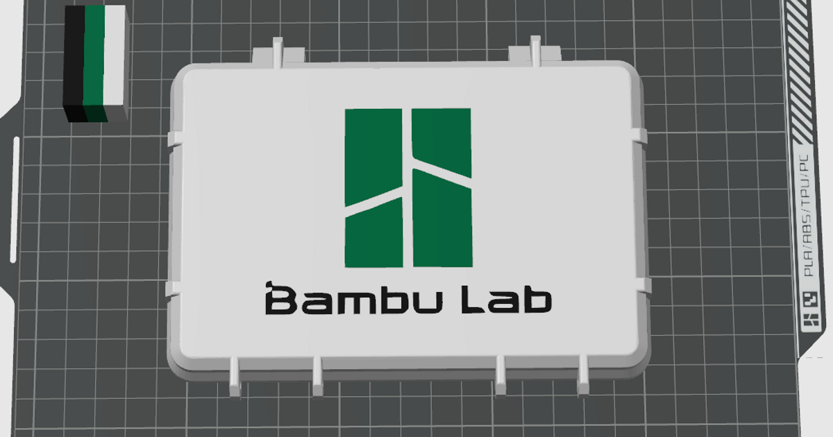 Bambu Logo-Multimaterial AMS by Saganaki | Download free STL model ...