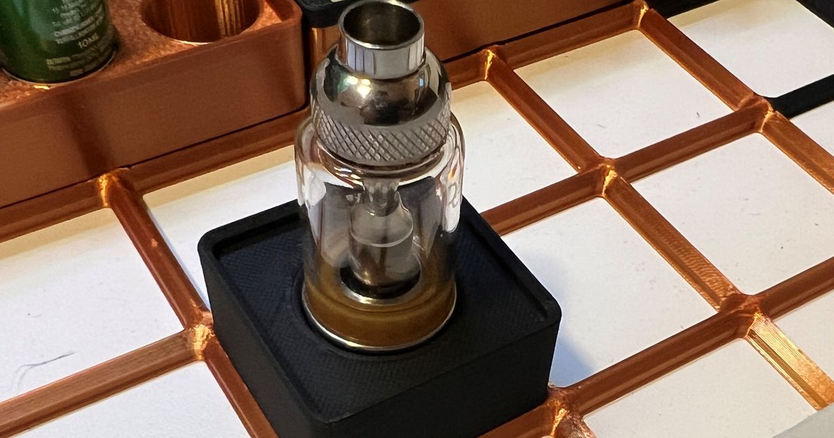 Gridfinity 1x1 Atomizer Stand for 22mm, 24mm and 25mm by tobiwankenobi ...