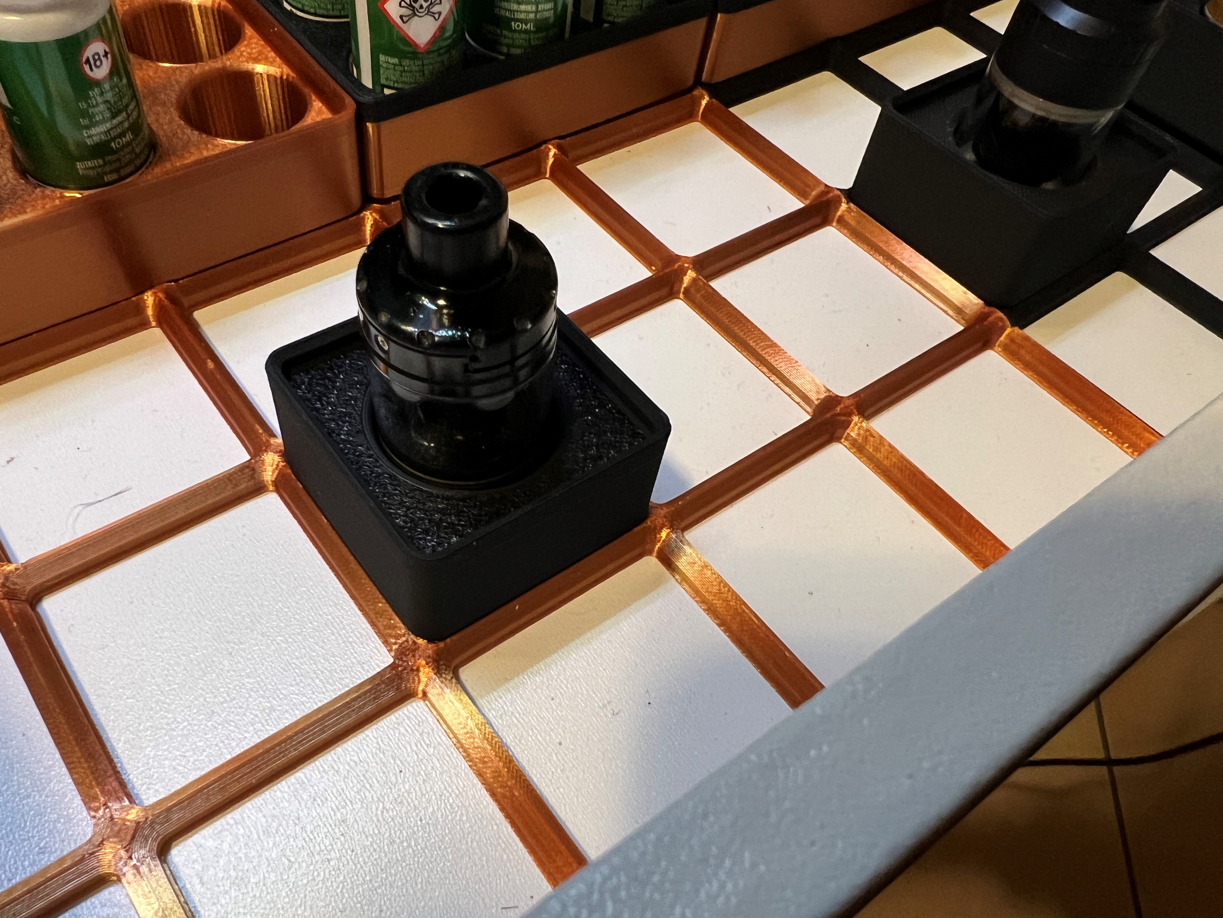 Gridfinity 1x1 Atomizer Stand for 22mm, 24mm and 25mm by tobiwankenobi ...