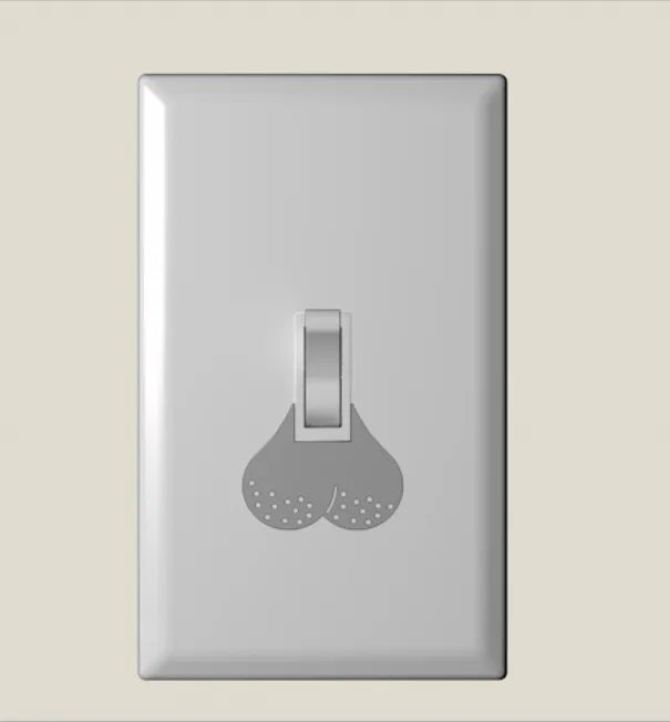 Testicles light switch by GreenCopper | Download free STL model ...