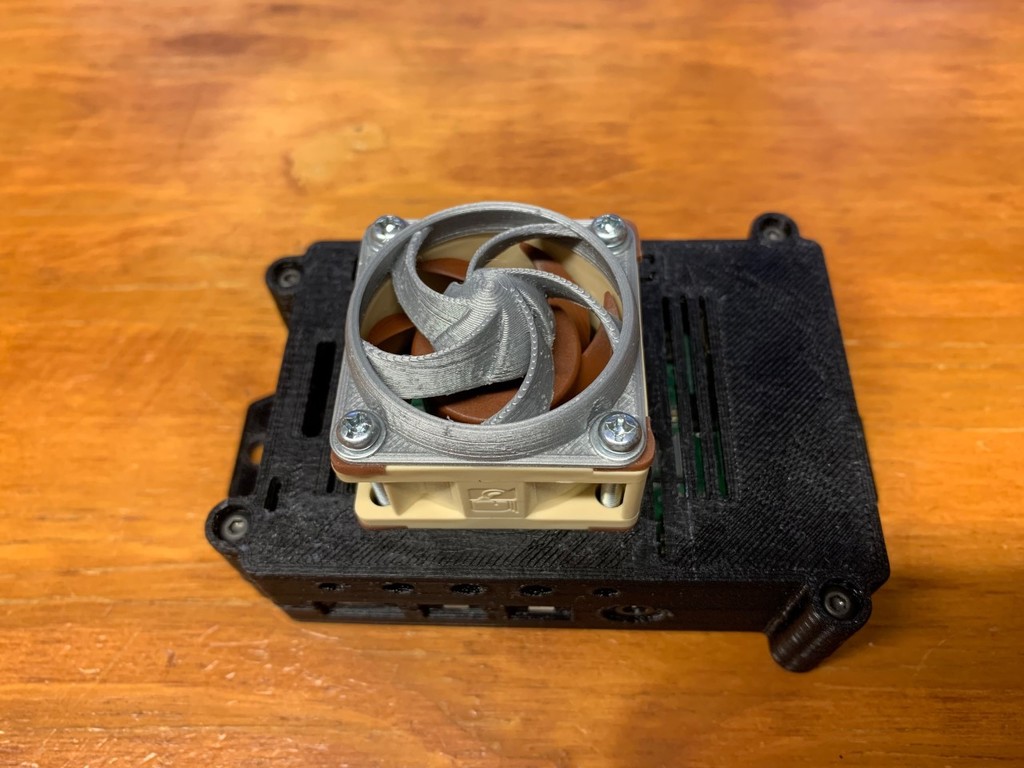 Raspberry Pi 4B With Camera Slot, 40mm Fan, Well Vented Case by ...