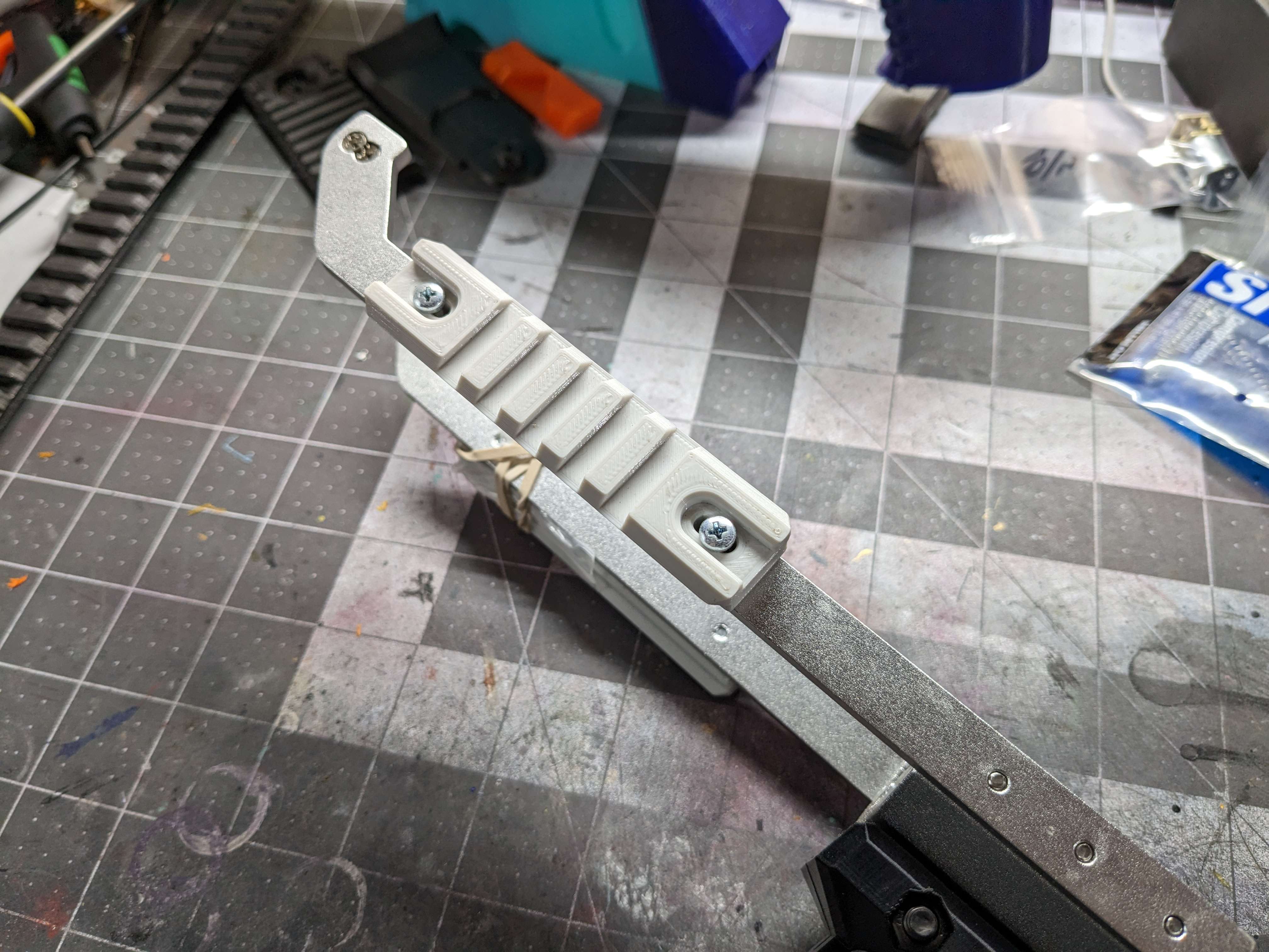 Bolt-on Picatinny Side Rail by ValTek Armory | Download free STL model ...