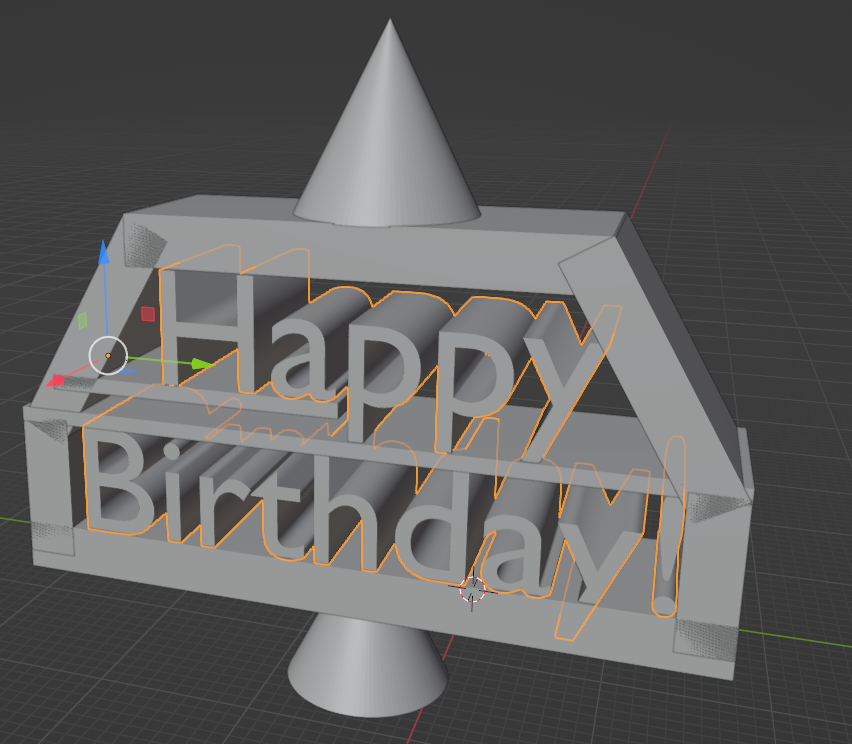 Happy Birthday sign by PrintRPro | Download free STL model | Printables.com