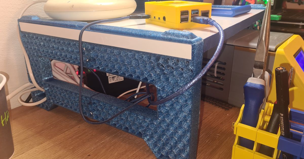 Stackable Desk Rack IKEA Kallax by Googliola | Download free STL model ...