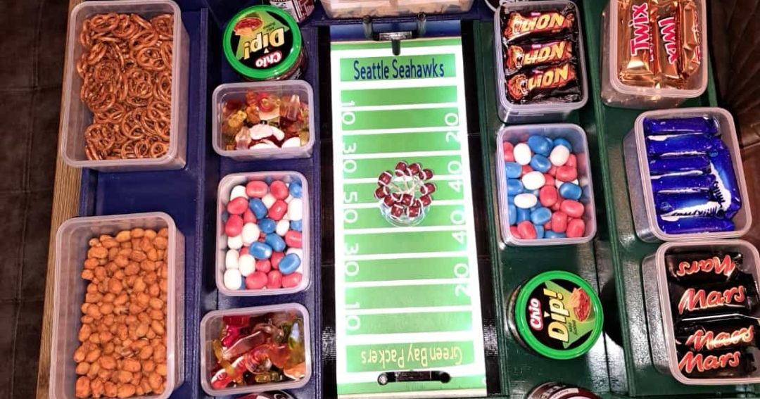NFL Snack Stadium by JH3D | Download free STL model | Printables.com