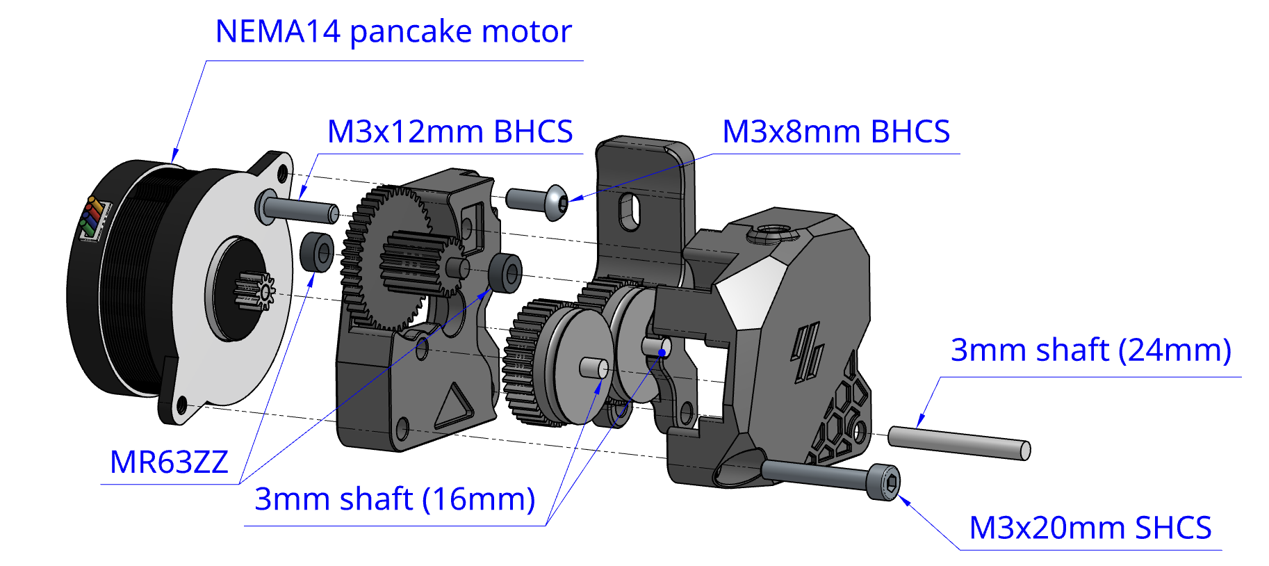 Hummingbird Extruder by nhchiu | Download free STL model | Printables.com