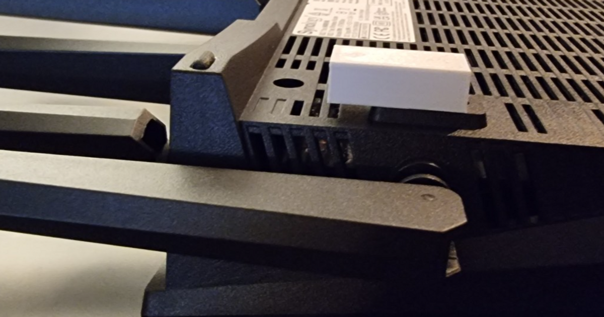 Synology RT6600ax screwless mount by DerRaven | Download free STL model ...