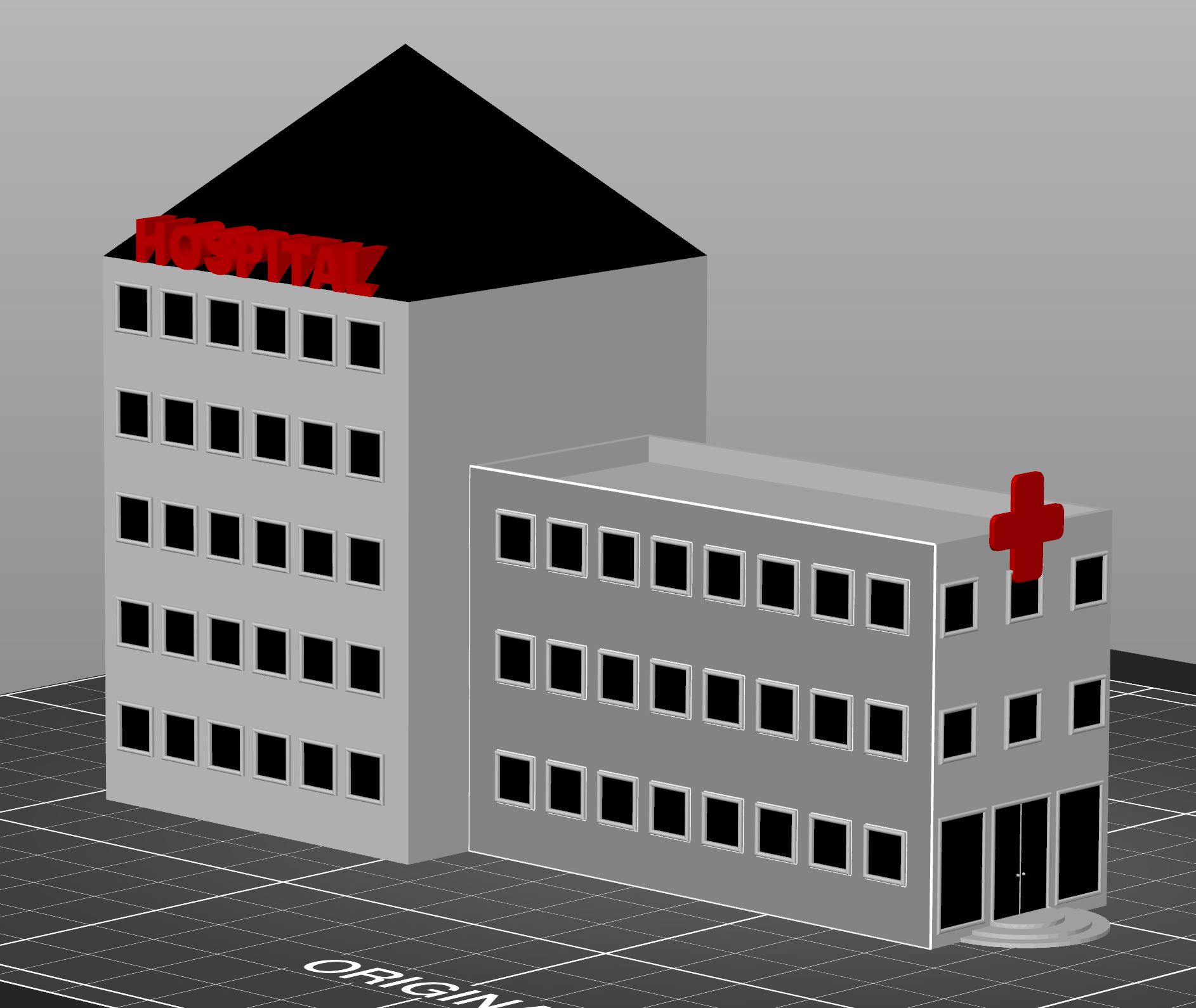 Hospital by priyan | Download free STL model | Printables.com