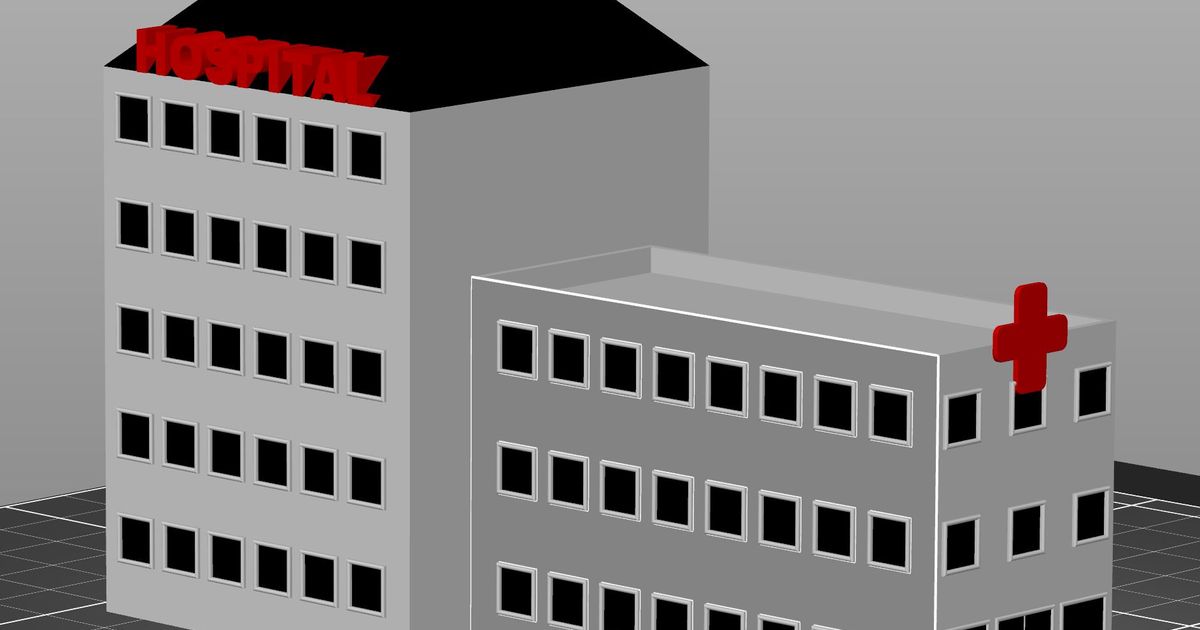 Hospital by priyan | Download free STL model | Printables.com