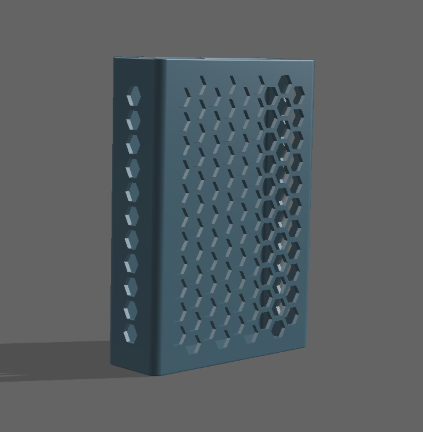 Yet Another Box With Hex Mesh (Parametric) by mscalora | Download free ...
