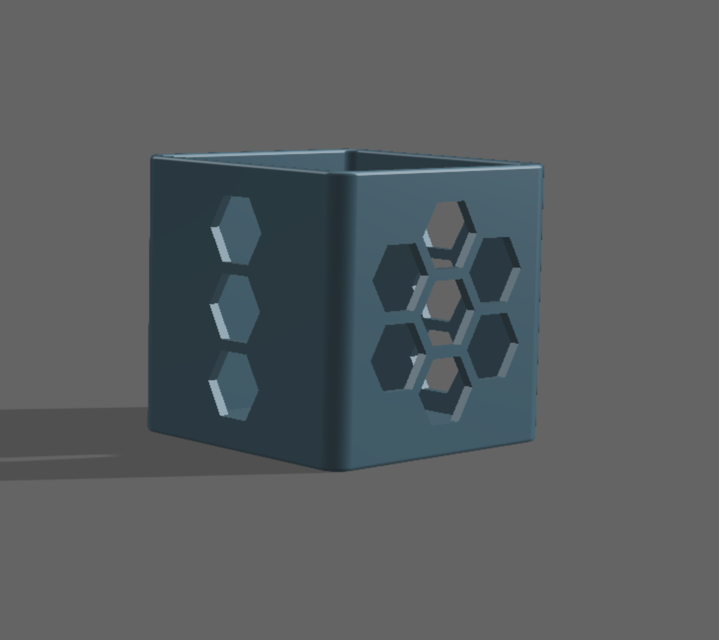 Yet Another Box With Hex Mesh (Parametric) by mscalora | Download free ...