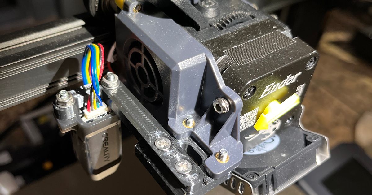 Ender 3 S1 Sprite Extruder CR Touch Adjustable Zero Y Offset Mount by Jeff Li | Download free ...