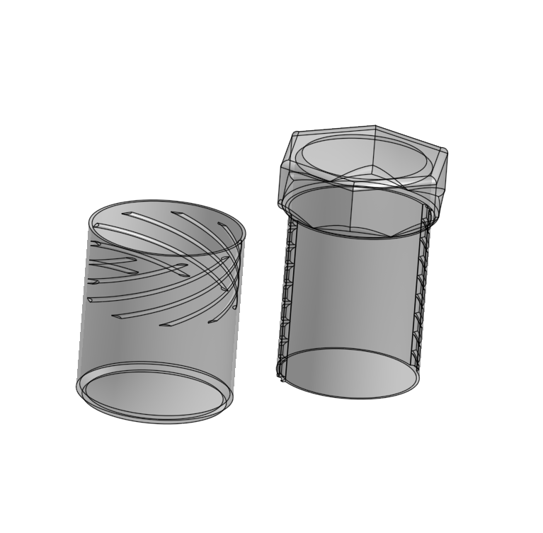 Hex-top Eyepiece Case by Handy Handcrafts | Download free STL model ...