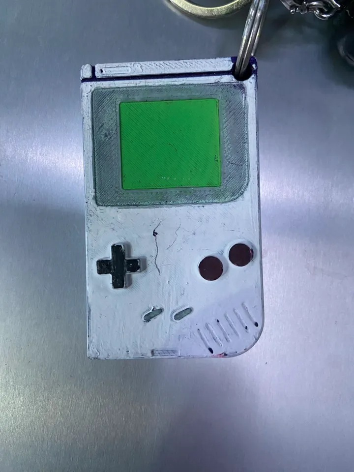 gameboy keychain by shaquille_oatmeal | Download free STL model ...