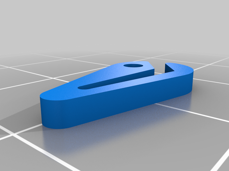 Awesome Filament Clip with Latch by Karza | Download free STL model ...