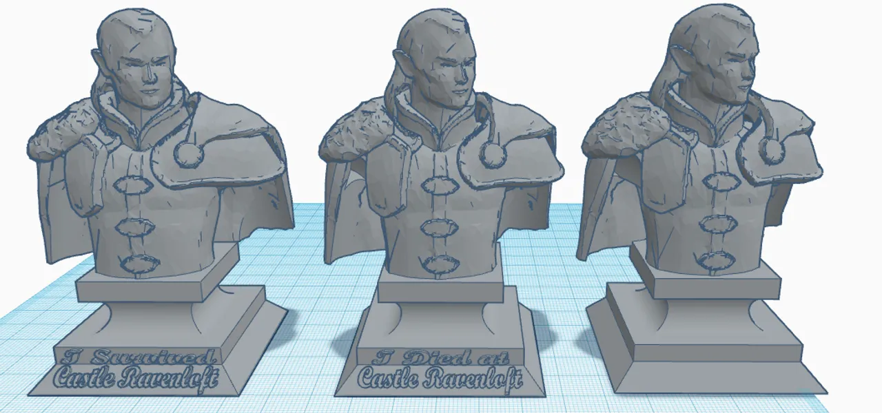 Strah von Zarovich bust by Arogen67 | Download free STL model ...