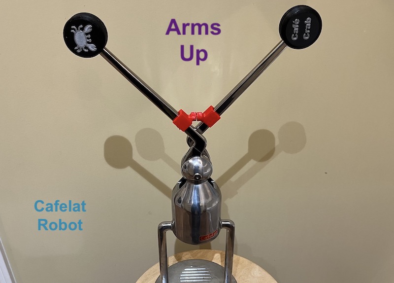 Cafelat ROBOT: Arms Up by Crab | Download free STL model | Printables.com