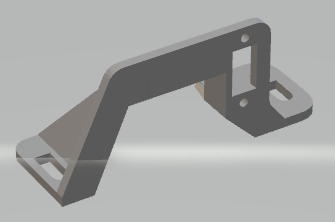 X optic sensor Bracket by Yopotor | Download free STL model ...