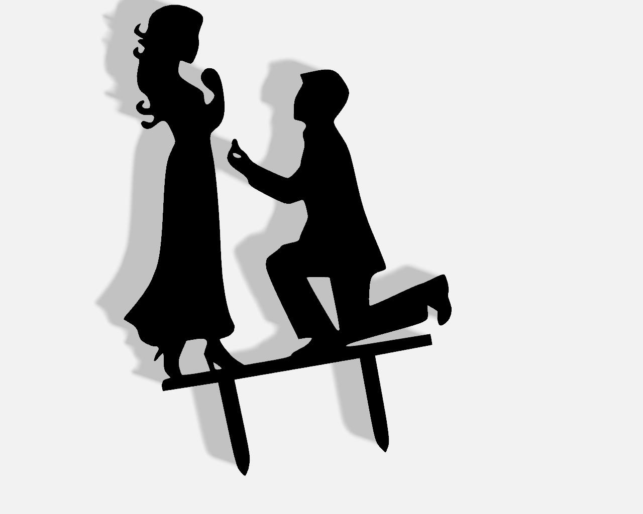 Marriage proposal wedding cake topper por David Horák | Descargar ...