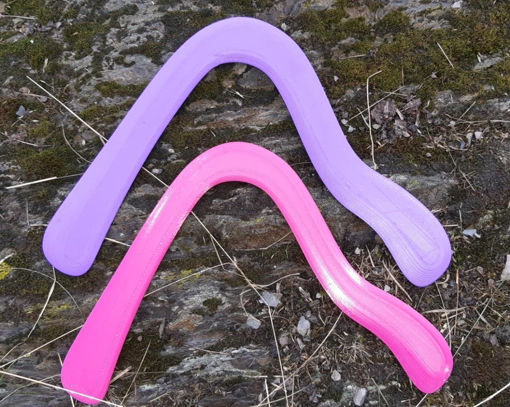 "Feverish" Hook Boomerang by Lapjoint | Download free STL model ...