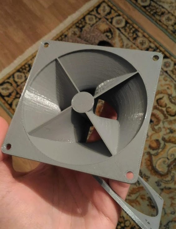 PC Fan Enclosure Exhaust Adapter for temperature control by Alex ...