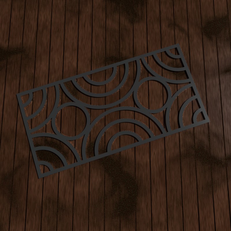 Room_divider Fence Round pattern by Magig_I3Prusa | Download free STL ...