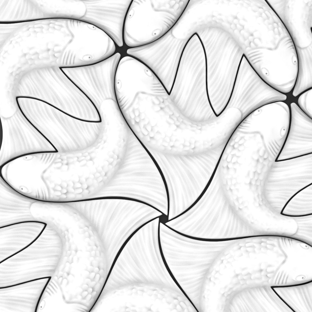Escher fish by tkachmikhailo | Download free STL model | Printables.com