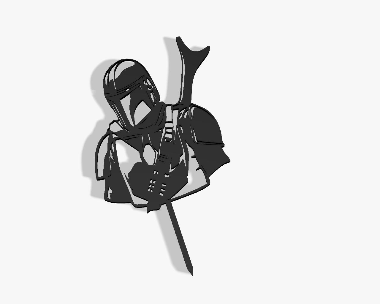 Mandalorian cake topper by David Horák | Download free STL model ...