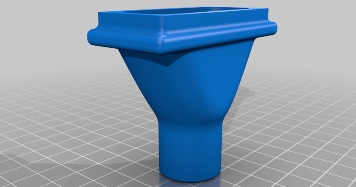 Blower Fan Hose Adapter von Drew | Kostenloses STL-Modell herunterladen ...