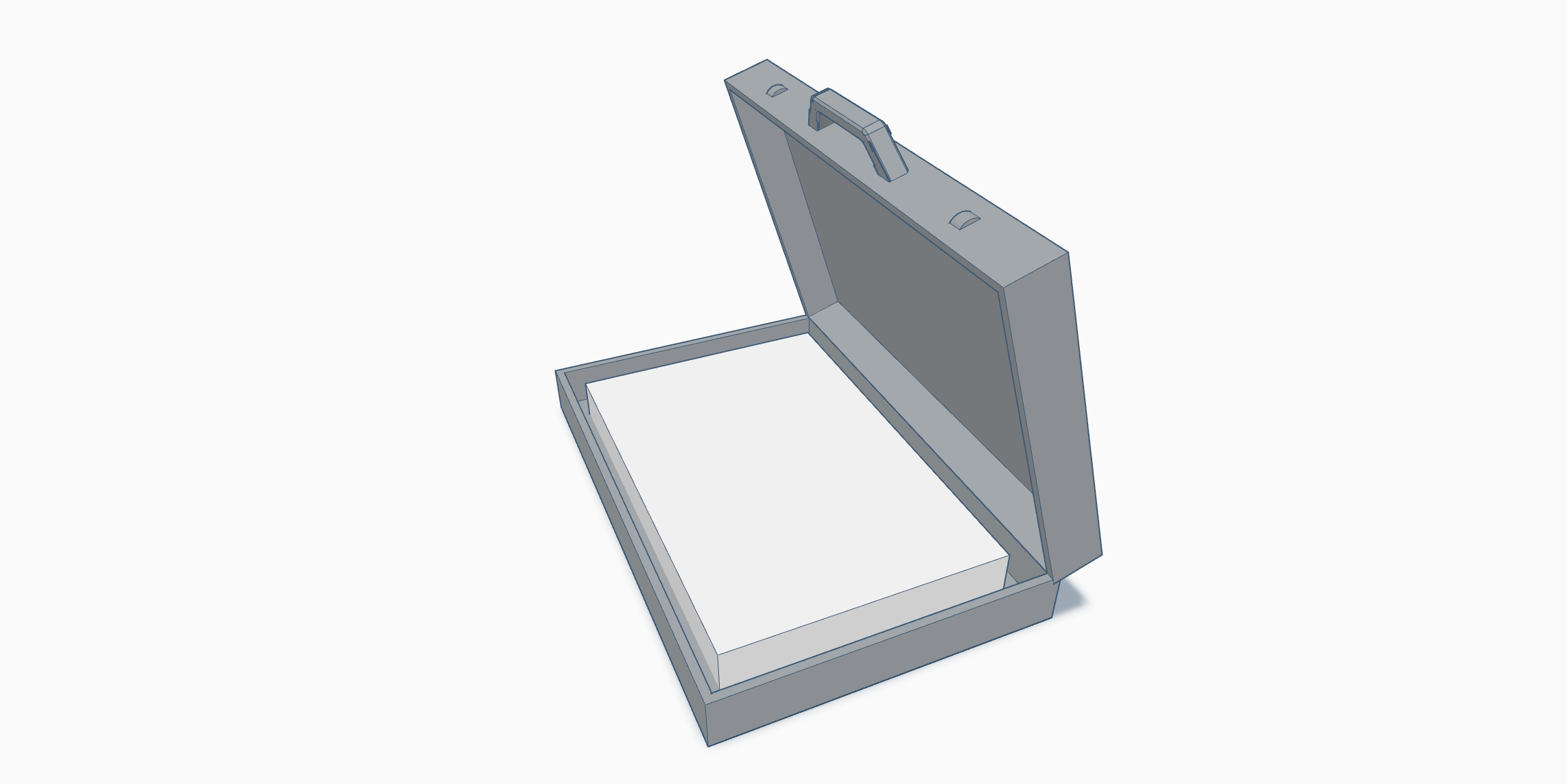 Briefcase Card Holder by Crocodino | Download free STL model ...