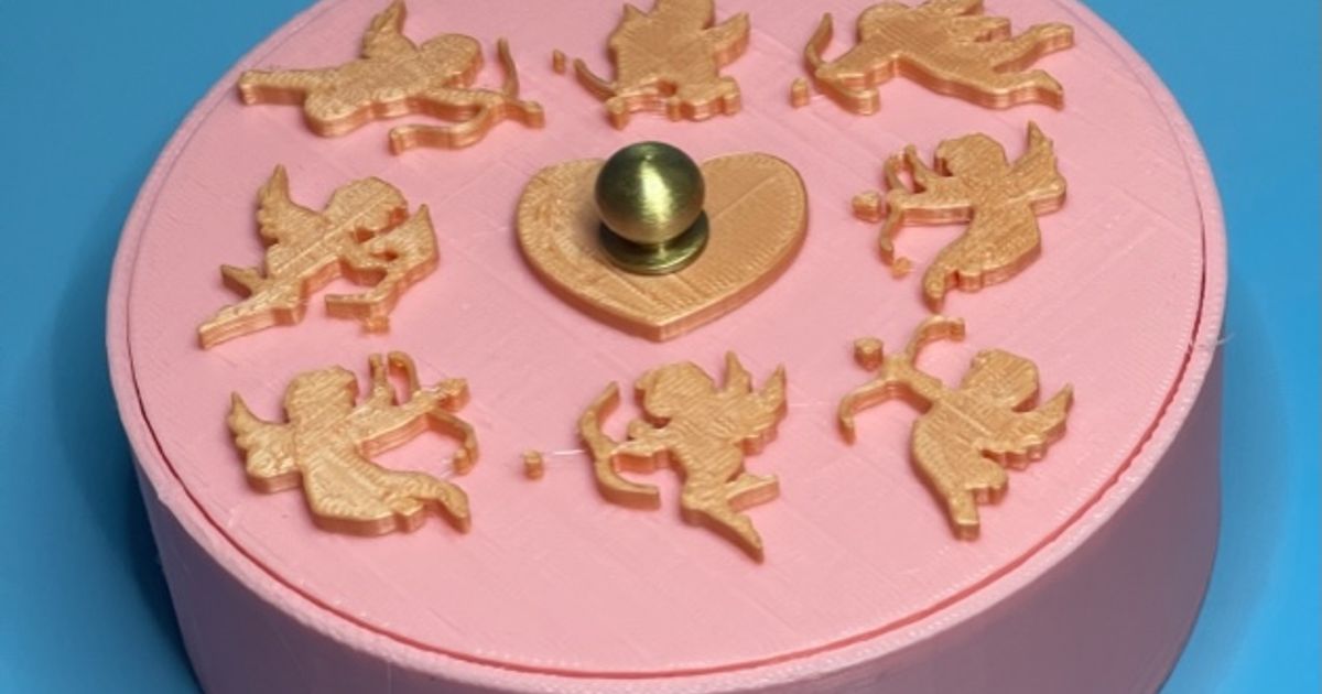 Cupid Valentines Box by chris | Download free STL model | Printables.com