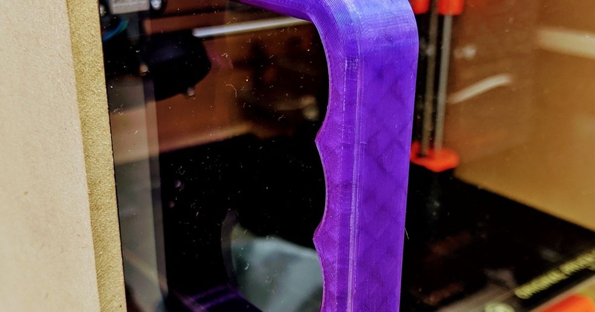 Door handle for 3D printer enclosure by kristoforo | Download free STL ...