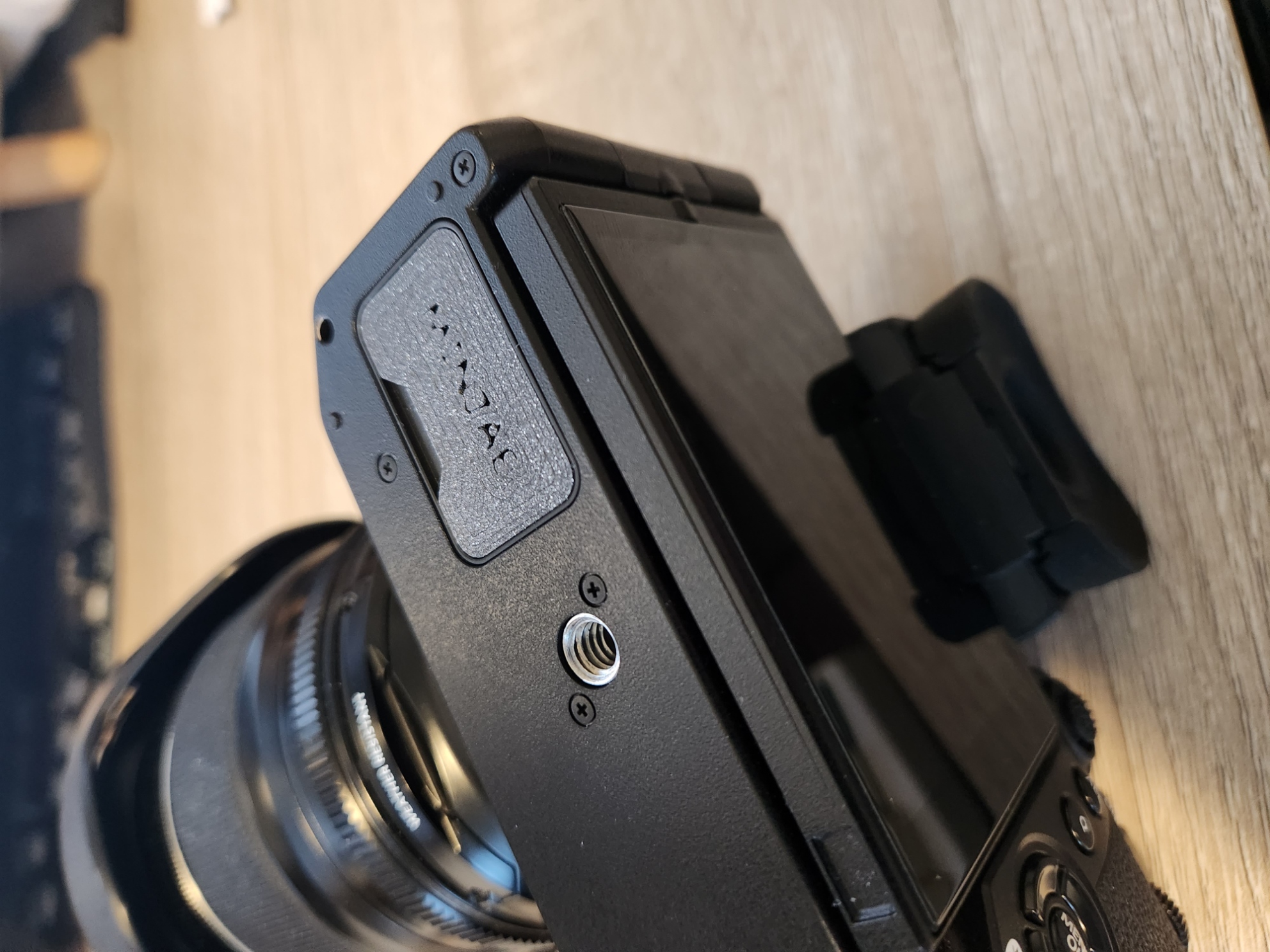 Fujifilm X-H2 / X-H2S battery grip connector cover by minjaep | Download free STL model ...