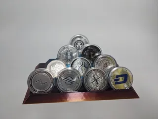 Large Pyramid Challenge Coin Holder by Daniel Ryan | Download free STL ...
