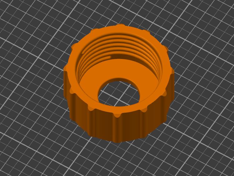 GL45 cap for rubber stoppers by IE | Download free STL model ...