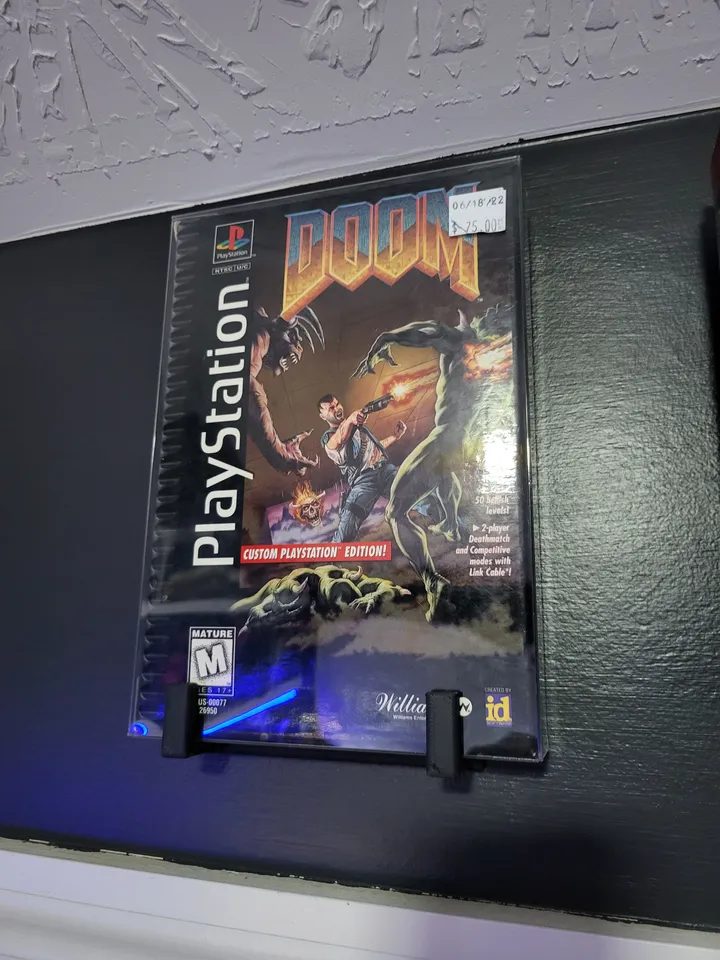 Wall Mount for Doom (PS1) by Shade32 | Download free STL model ...