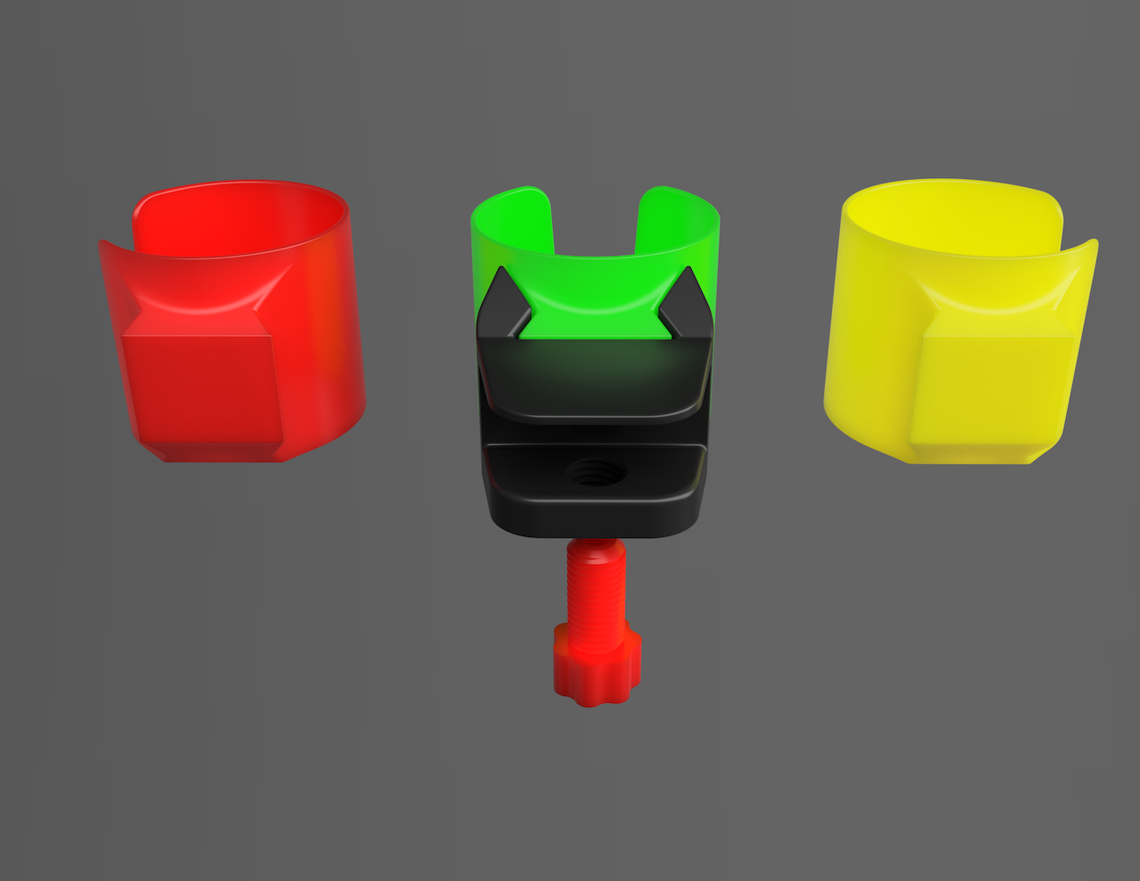 Cup Holder Clamp on Desk Modular by Hardline23 | Download free STL ...