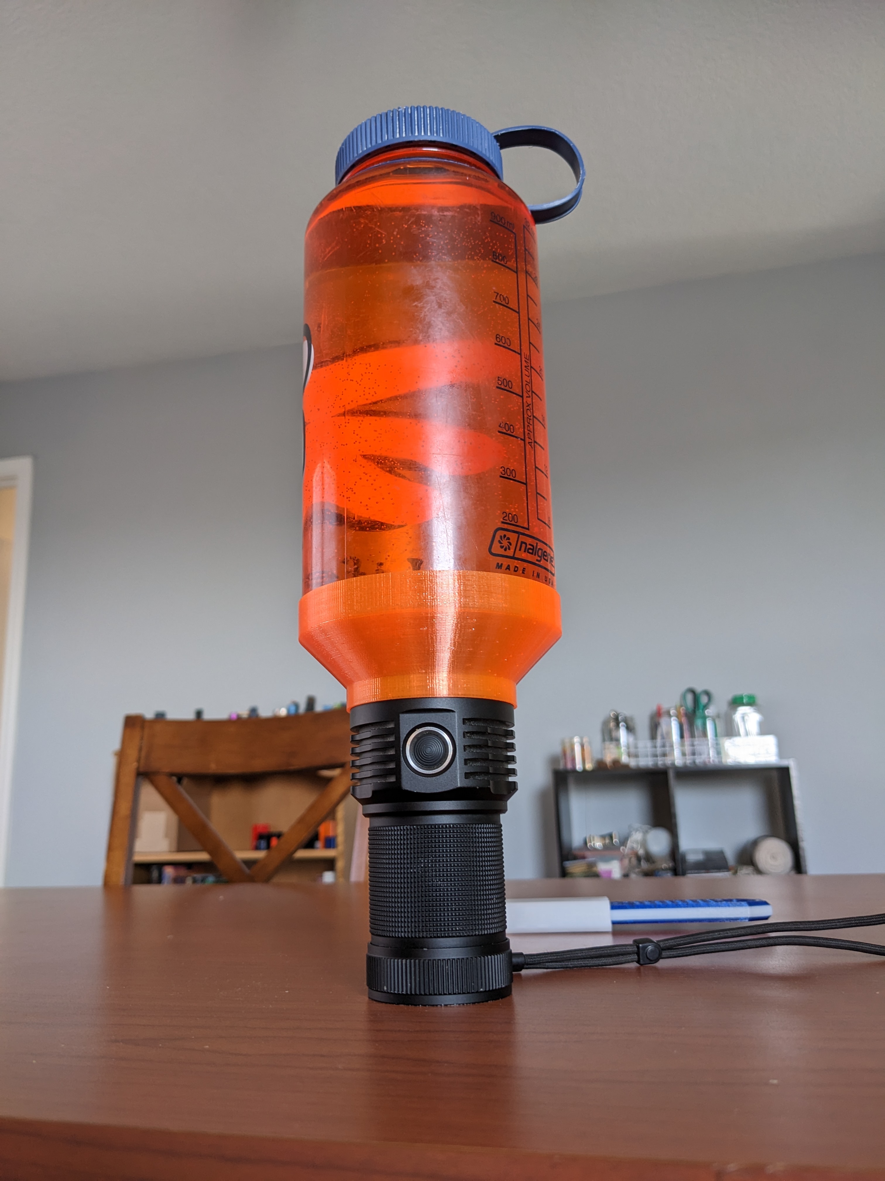 Emisar D18 Nalgene Bottle Adapter by Spicy3d | Download free STL model ...