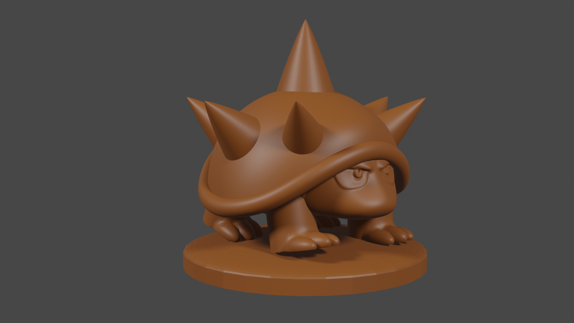 Mario inspired, Spiny,Tabletop DnD miniature by ...