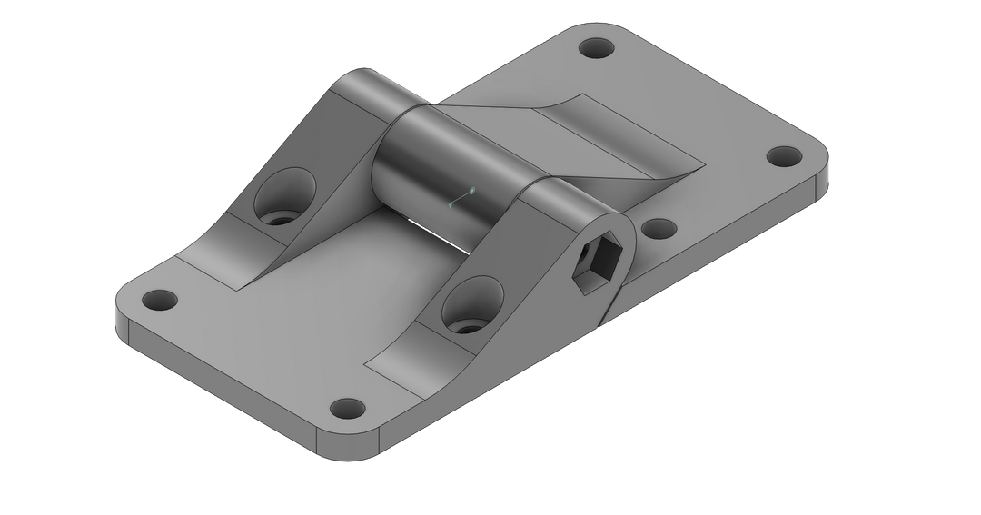 Simple Hinge by PlasticXYZ | Download free STL model | Printables.com