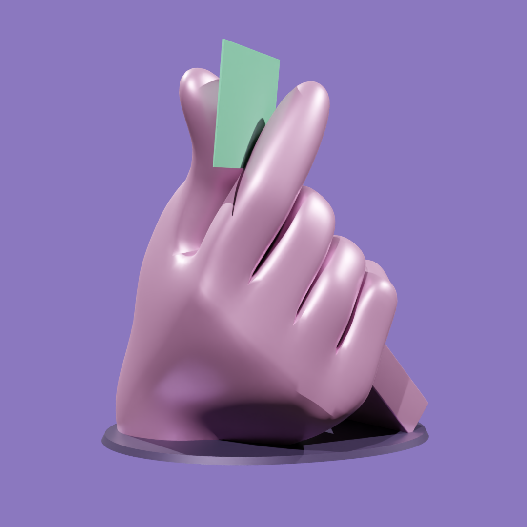 Love hand card holder [Contest: Business Card Holders] by Oxtaku ...