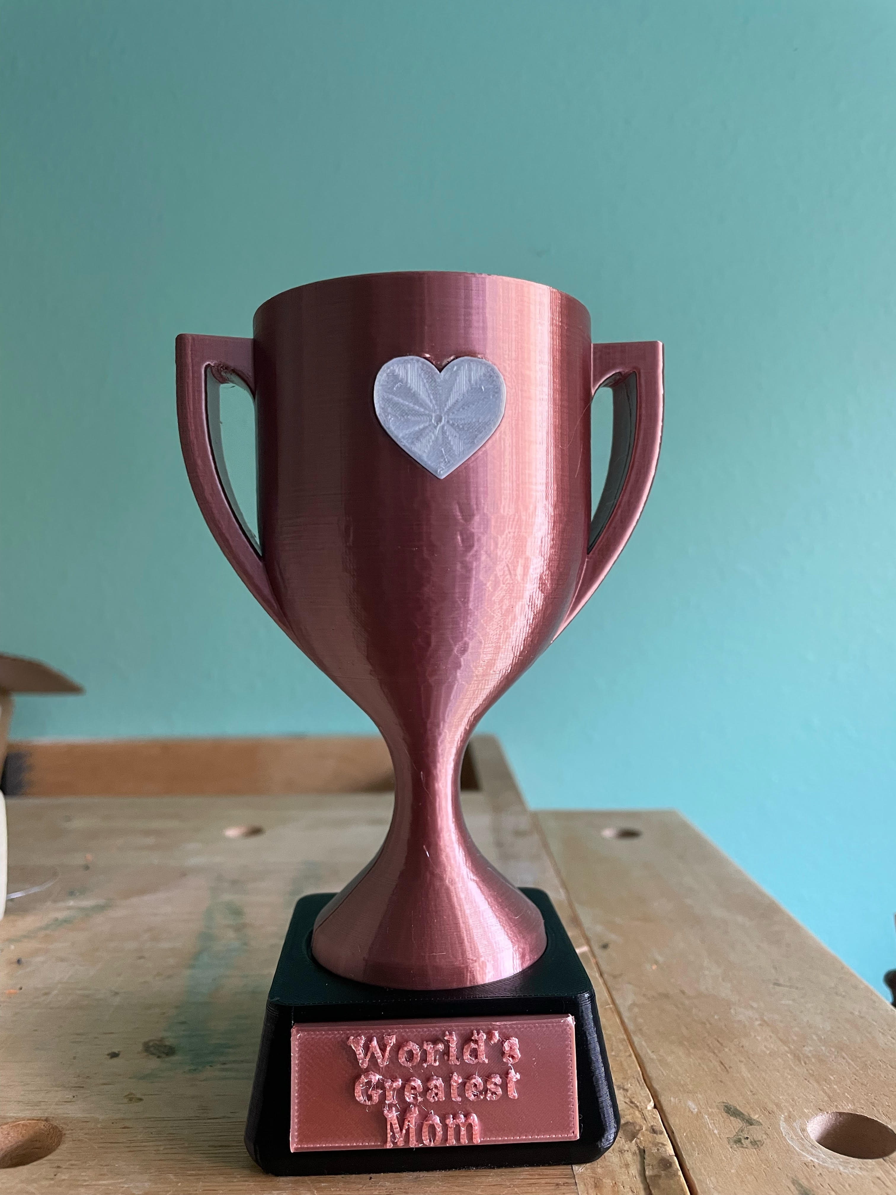 Mother's Day Celebration Trophy by The Milkman | Download free STL ...