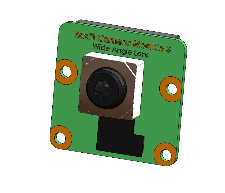 Raspberry Pi Camera Module 3 / V3 by DocWeebl | Download free STL model ...