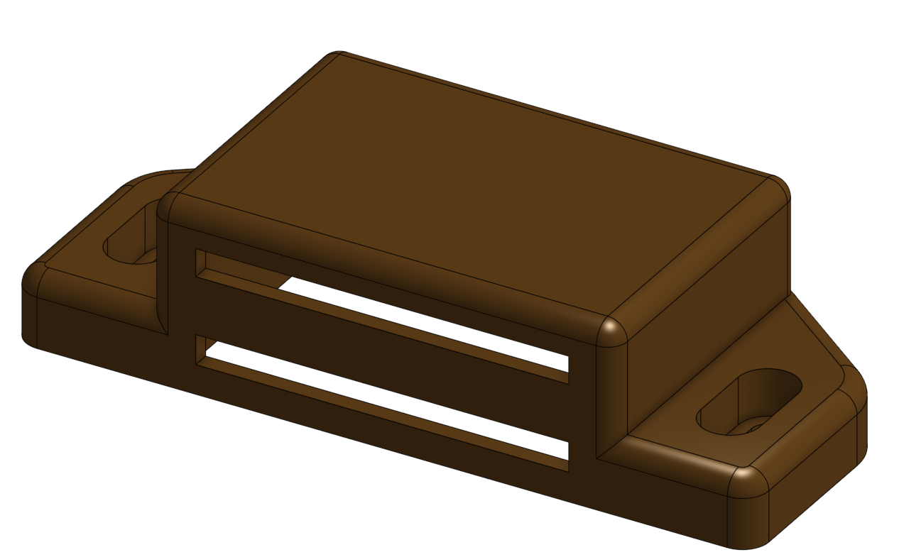 Magnetic door catch by Hanz™ | Download free STL model | Printables.com