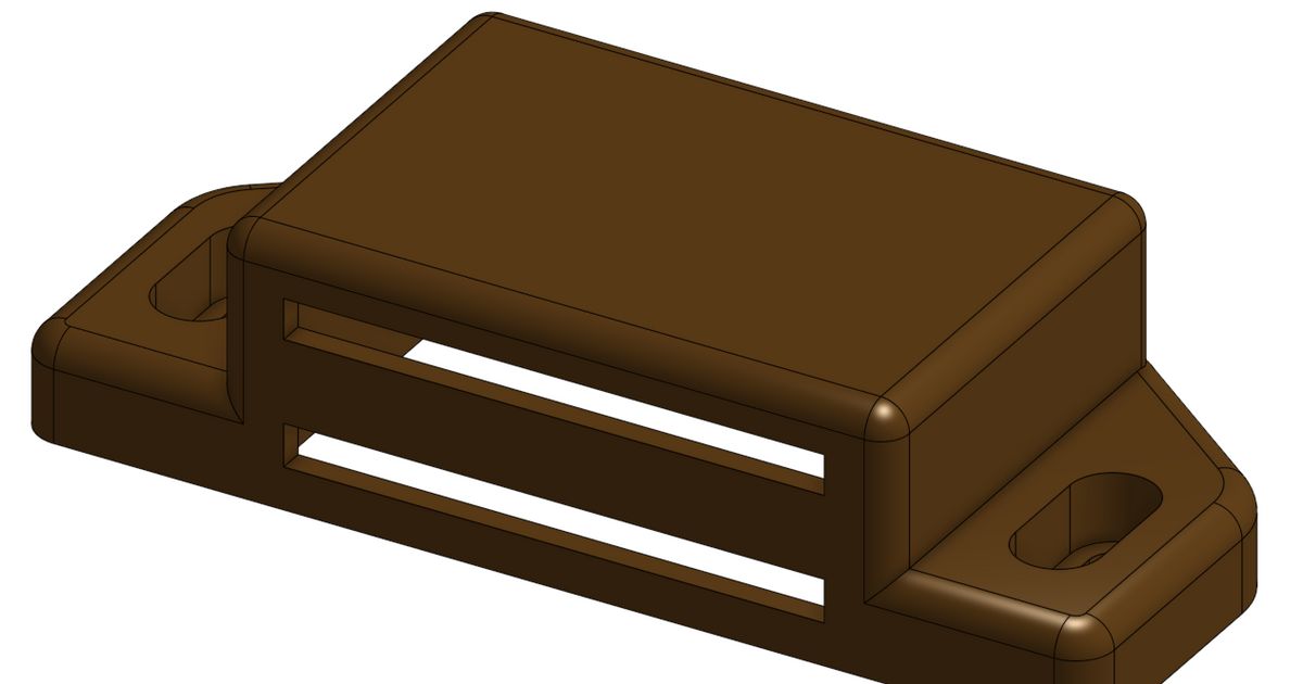 Magnetic door catch by Hanz™ | Download free STL model | Printables.com